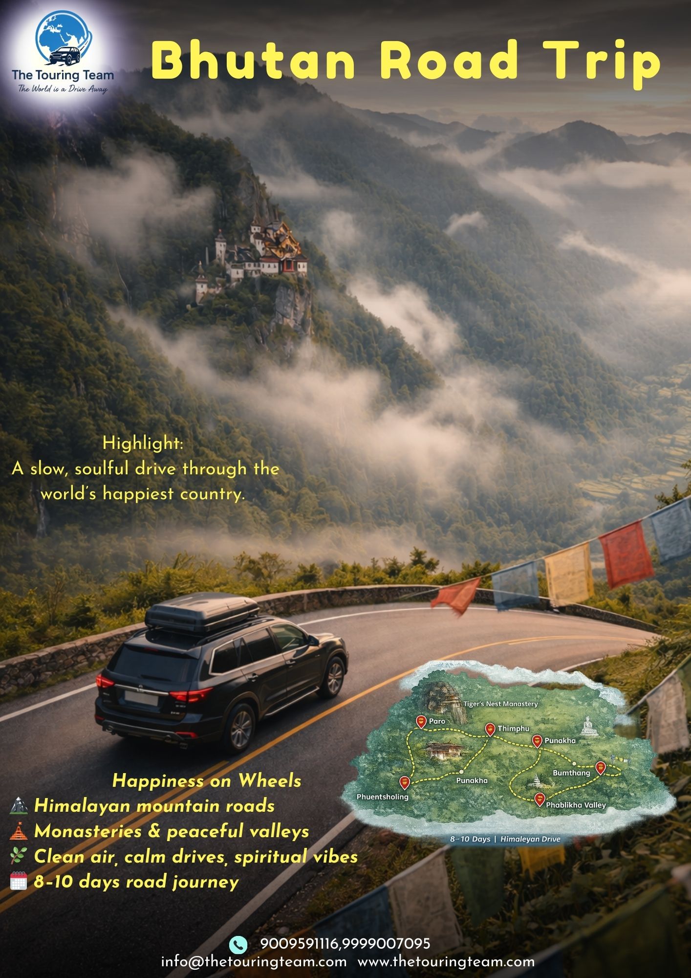 Bhutan Road Trip Expedition - thetouringteam